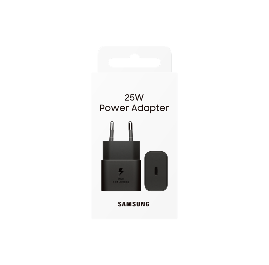 Samsung 25W USB-C GaN Strömadapter - Svart - eBazar